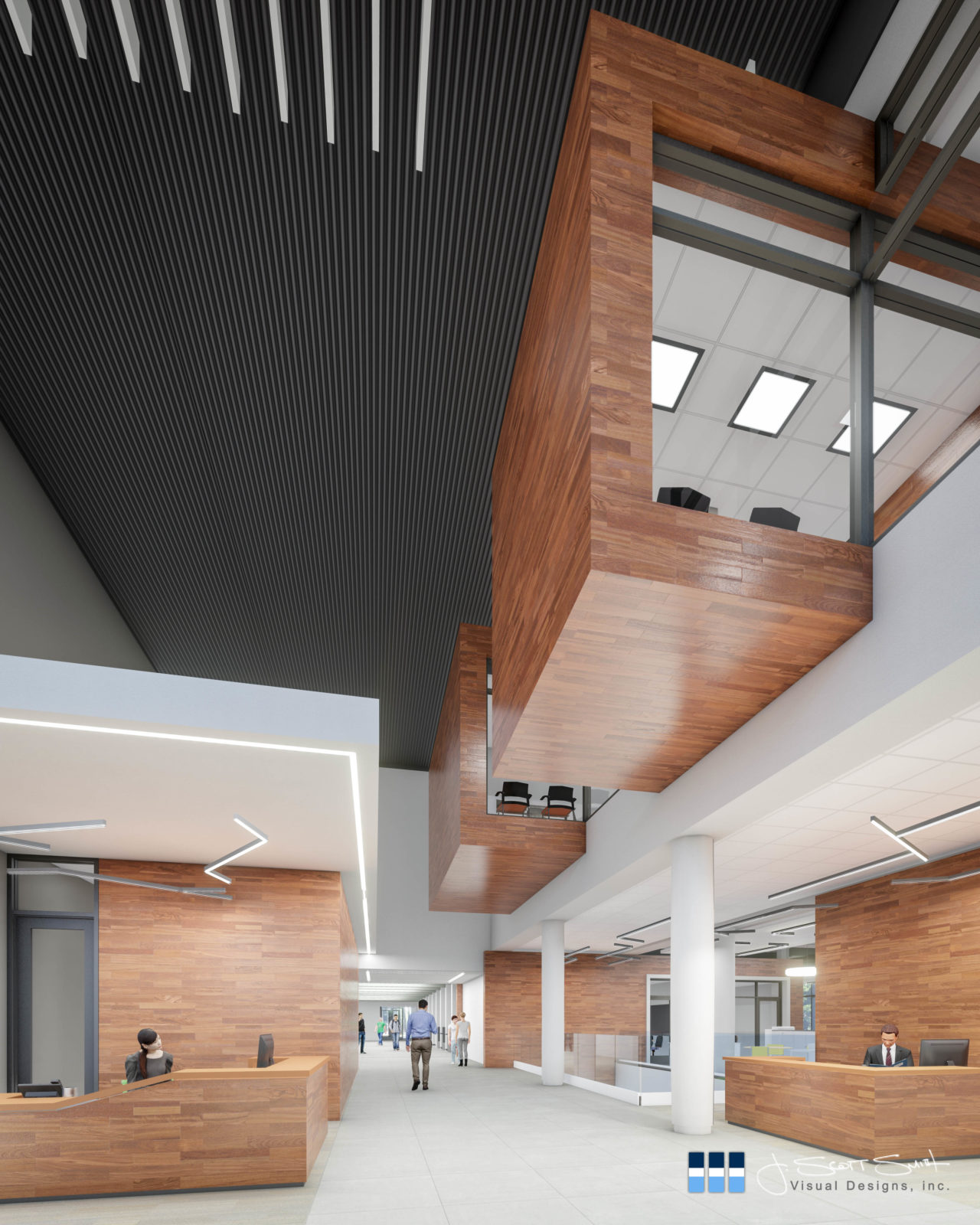 3D Design Renderings in Revit for NMC Innovation Center