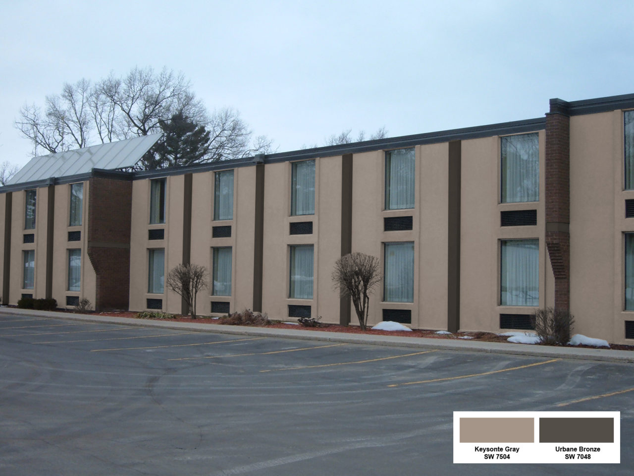 Photoshop Paint Colors & Architectural Rendering for Hotel